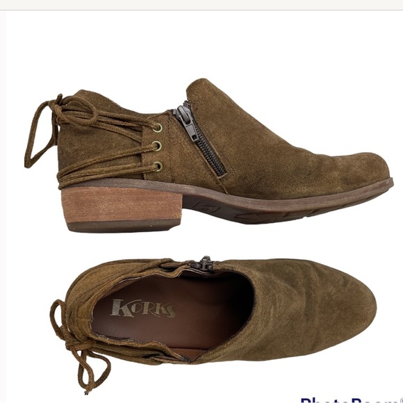 Kork-Ease | Shoes | Korks Lydney Suede Shootie Ankle Boot Lace Up 8 ...